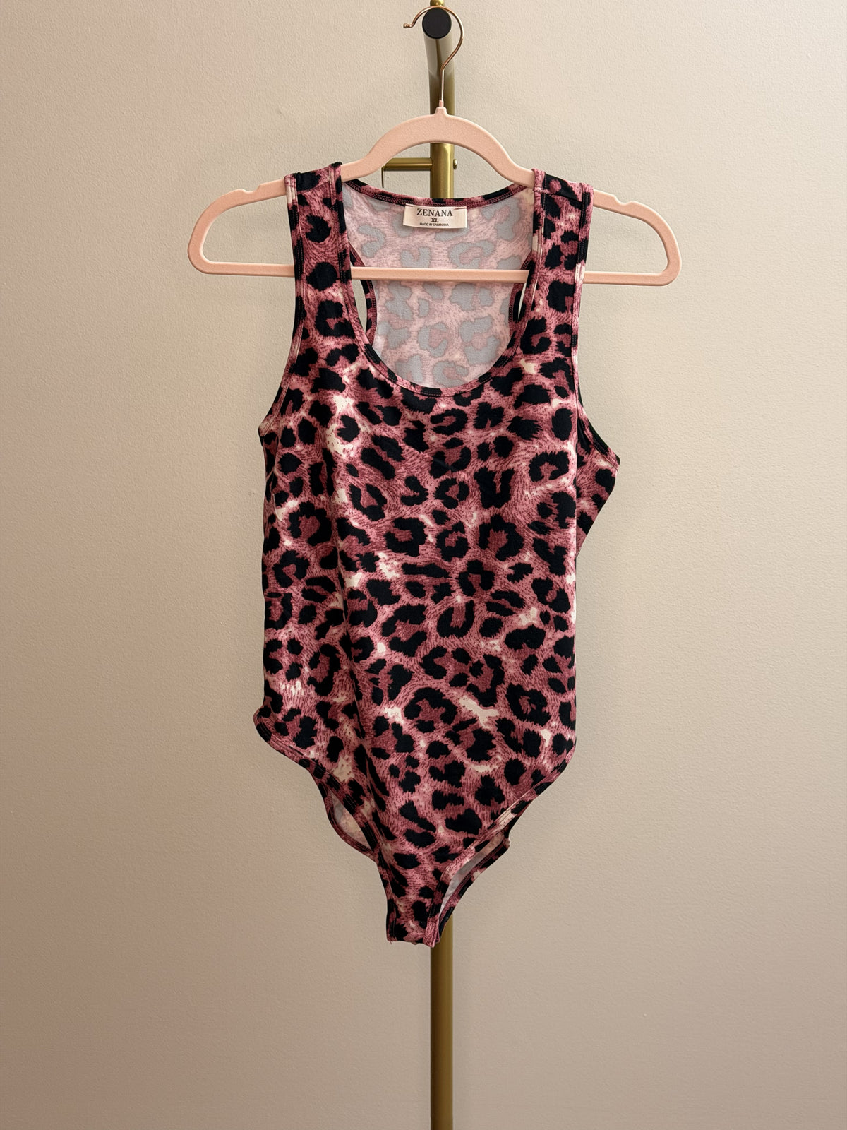 Cranberry Animal Print Bodysuit – Suits My Fancy
